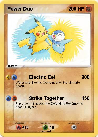 Pokémon Power Duo - Electric Eel - My Pokemon Card