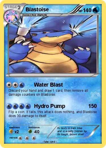 Blastoise Hydro Pump Drawing