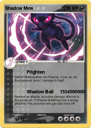 Shadow Mew Ex Card