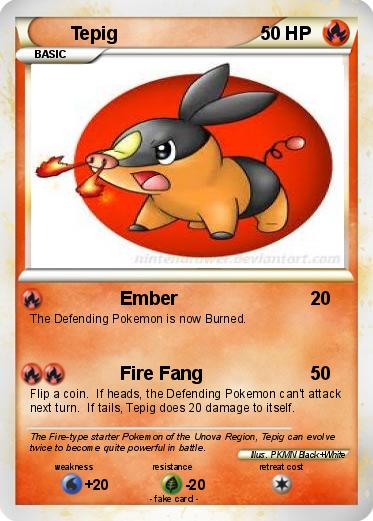 Pokemon Tepig Evolution