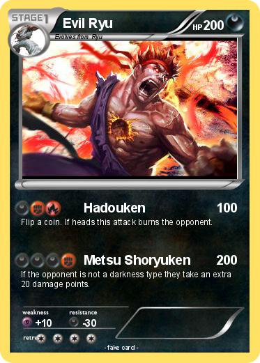 Evil Ryu Hadouken