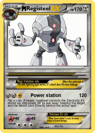 Registeel Pokemon Card