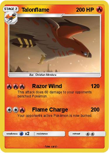 Pokemon Talonflame Card