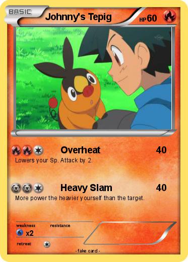 Tepig Pokemon Card Family