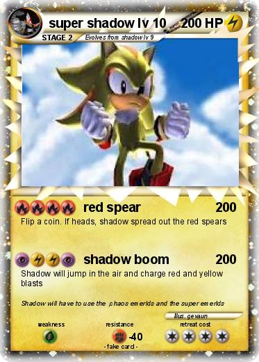 Super Shadow Pokemon Card