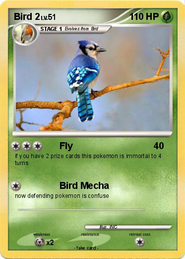 Pokémon Bird 2 2 - Fly - My Pokemon Card