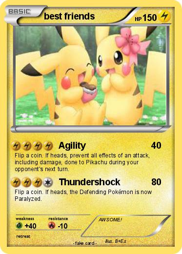 Pokémon best friends 123 123 - Agility - My Pokemon Card