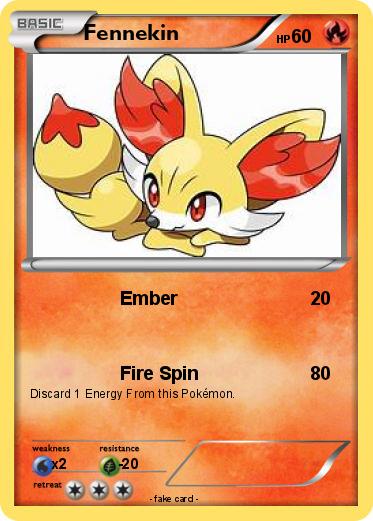 Fennekin Card