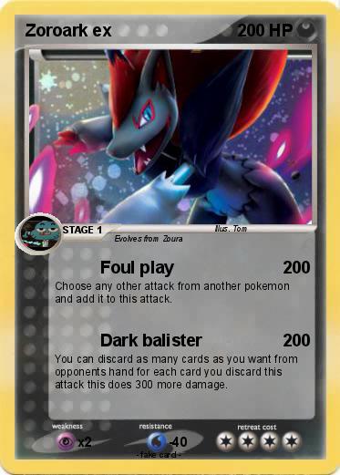 Pokemon Zoroark Card Ex