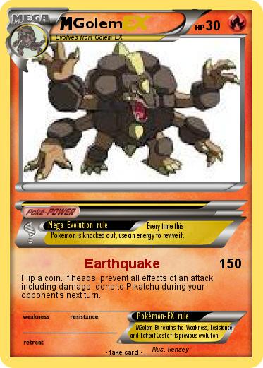 Golem Mega Evolution
