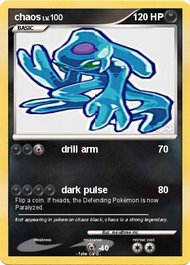 Pokemon Chaos Black Legendary Pokemon
