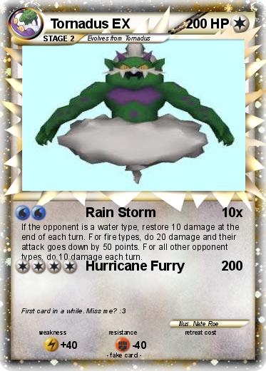 Tornadus Ex Card