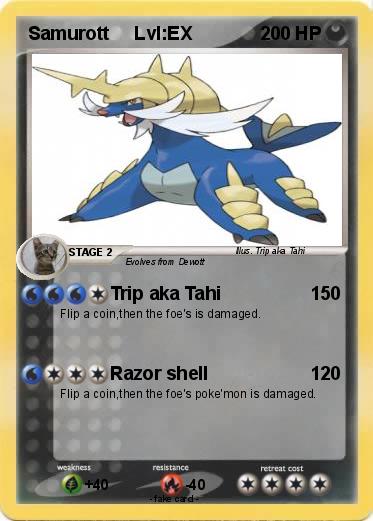 Samurott Card Ex