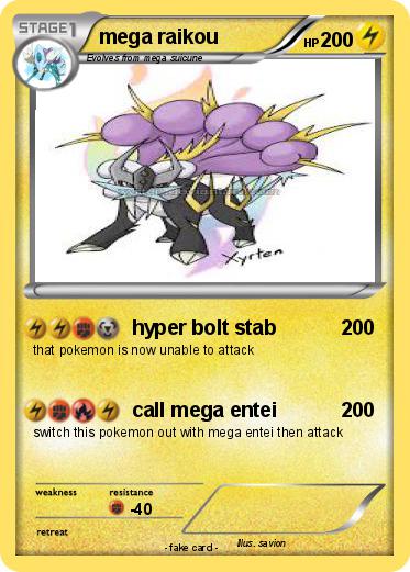 Pokemon Mega Raikou