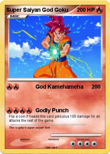 Goku Super Saiyan God 100