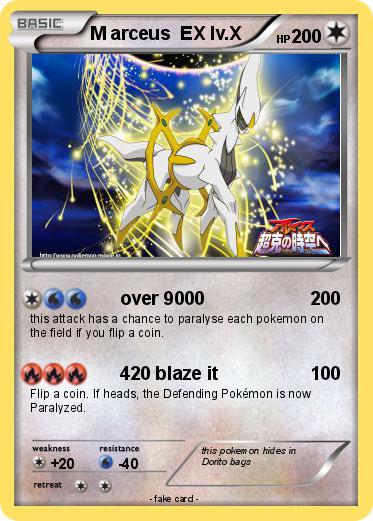 Arceus Ex Pokemon Card