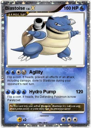 Blastoise Hydro Pump Level