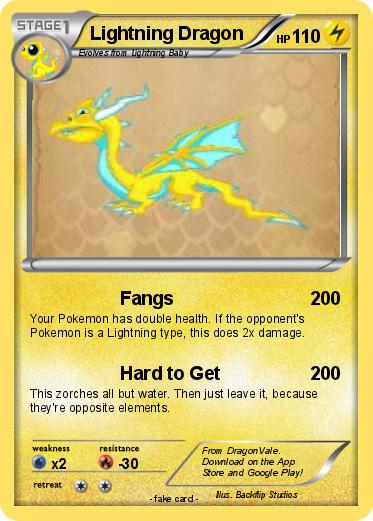 Yellow Lightning Dragon