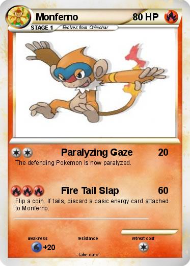 Monferno Card