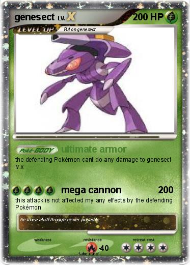Pokemon Mega Genesect Card