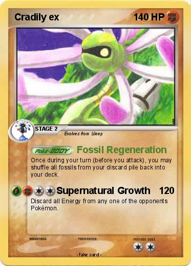 Pokemon Cradily Card