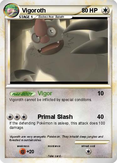 Vigoroth Card