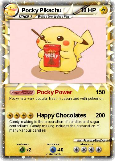 Kawaii Pocky Pikachu
