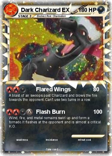Pokemon Dark Charizard Card
