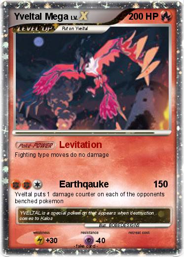 Mega Yveltal Card
