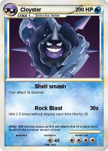 Shell Smash Cloyster