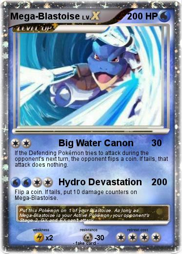 Mega Blastoise Pokemon Card