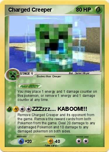 Super Charged Creeper Damage