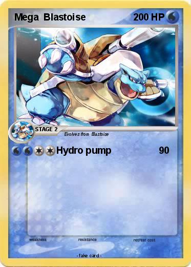 Mega Blastoise Hydro Pump