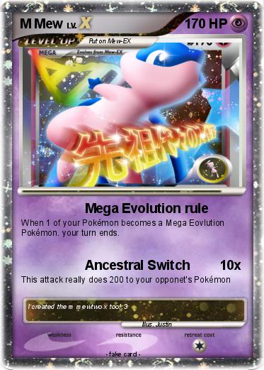 Mew Mega Evolution Card