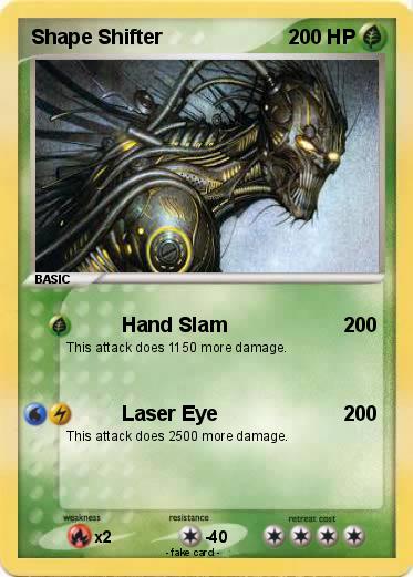 Pokémon Shape Shifter 10 10 - Hand Slam - My Pokemon Card