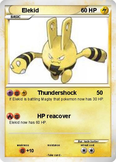 Elekid Evolution Chart