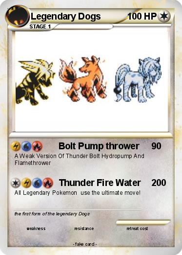 Pokemon Legendary Dogs