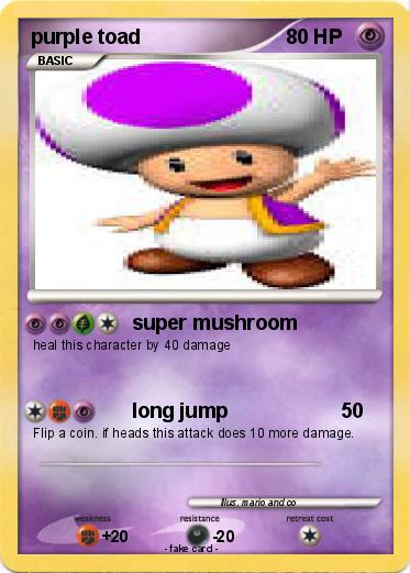 Purple Toad Mario