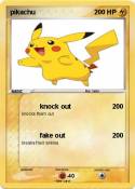 Pokémon Fake pikachu 4 4 - Evolve - My Pokemon Card