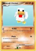 Pokémon Minecraft Chicken 8 8 - Egg Bomb - My Pokemon Card