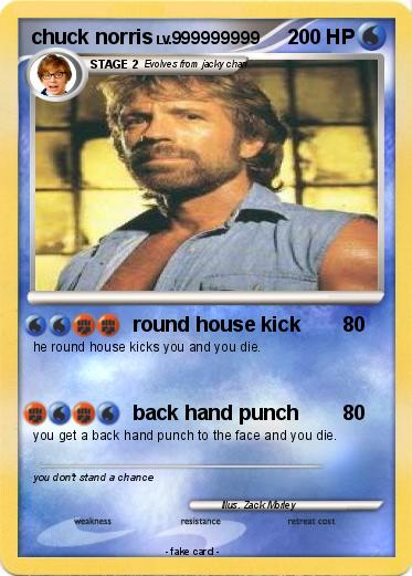 Chuck Norris Ex Pokemon Kaart Cards Anthony's Pokemon Cards