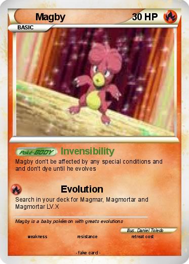Pokemon Magby Evolution