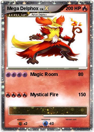 Delphox Ex Pokemon Card
