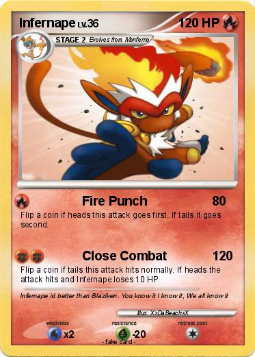 Infernape Fire Punch