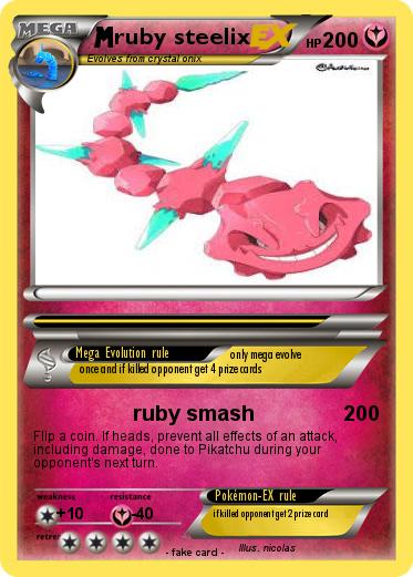 Ruby Onix Pokemon