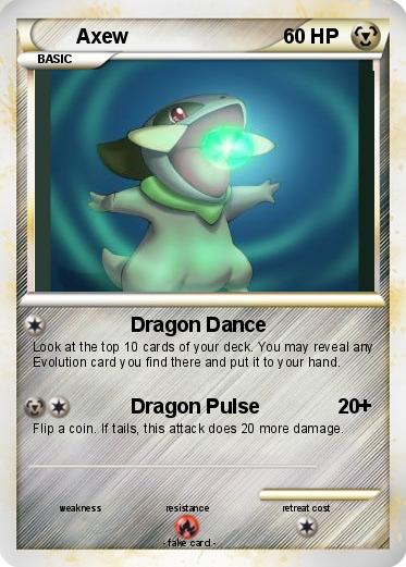Axew Evolution Cards