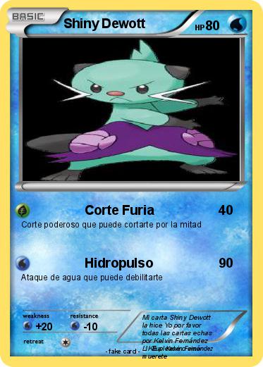 Dewott Pokemon Shiny