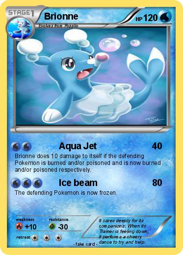 Pokémon Brionne 12 12 - Aqua Jet - My Pokemon Card