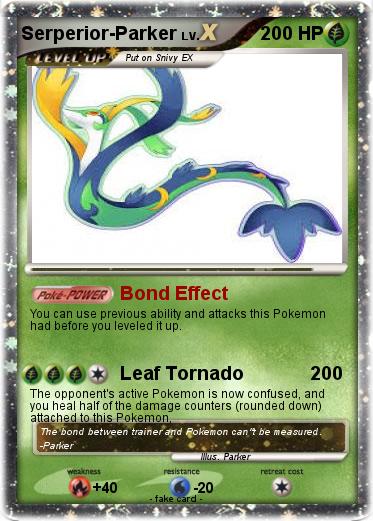 Serperior Ex Pokemon Card