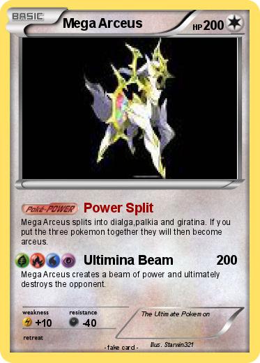 Pokémon Mega Arceus 35 35 - Power Split - My Pokemon Card